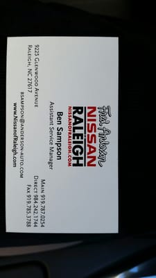 FRED ANDERSON NISSAN RALEIGH - Updated December 2025 - 27 Photos & 124 ...