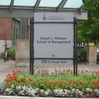 ROTMAN SCHOOL OF MANAGEMENT AT THE UNIVERSITY OF TORONTO - Updated ...