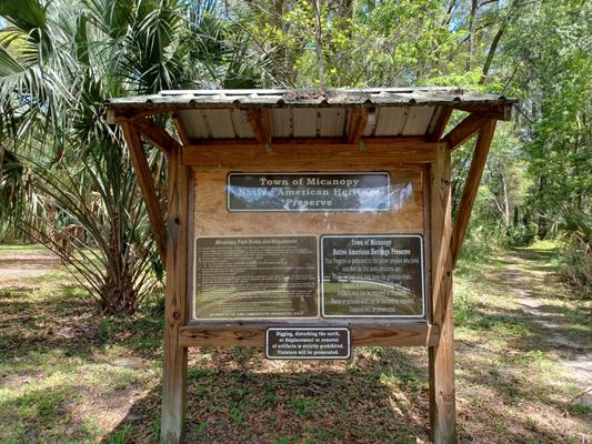 TOWN OF MICANOPY NATIVE AMERICAN HERITAGE PRESERVE - Updated June 2025 ...
