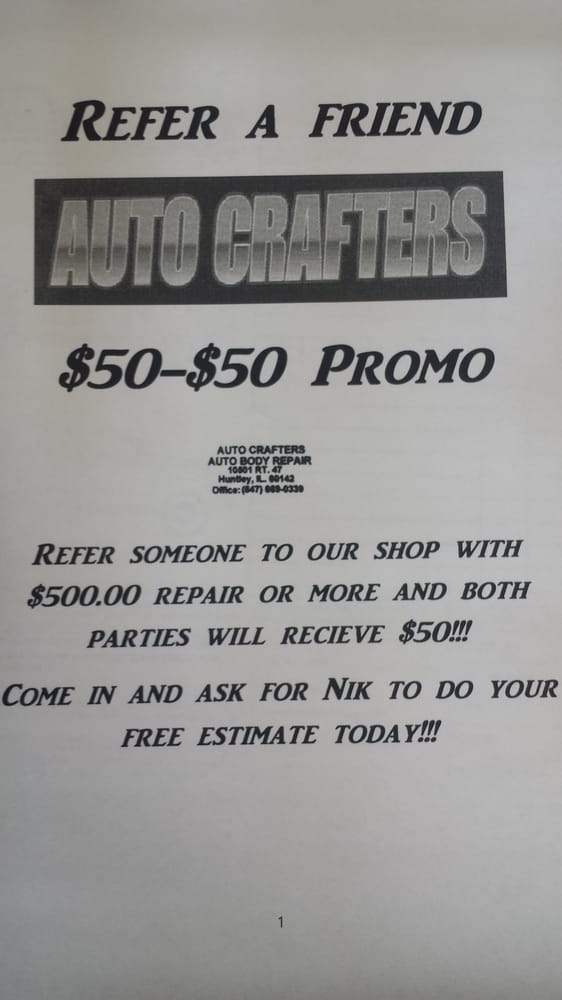 AUTO CRAFTERS - Updated June 2026 - 10501 N Il Rt 47, Huntley, Illinois ...