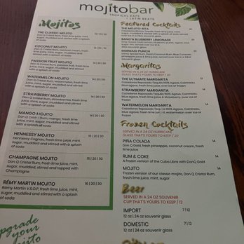 MOJITOBAR - Updated January 2025 - 228 Photos & 201 Reviews - 401 ...