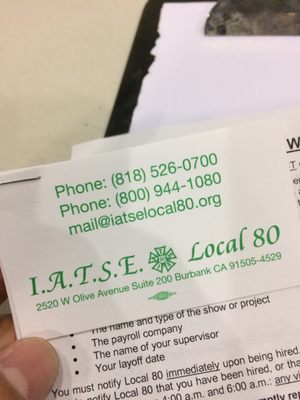 IATSE LOCAL 80 - Updated June 2025 - 16 Photos - 2520 W Olive Ave ...