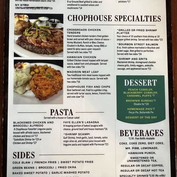 MADISON CHOP HOUSE GRILL - Updated December 2025 - 138 Photos & 249 ...