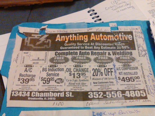 ANYTHING AUTOMOTIVE - Updated October 2025 - 13 Reviews - 15536 Cortez ...