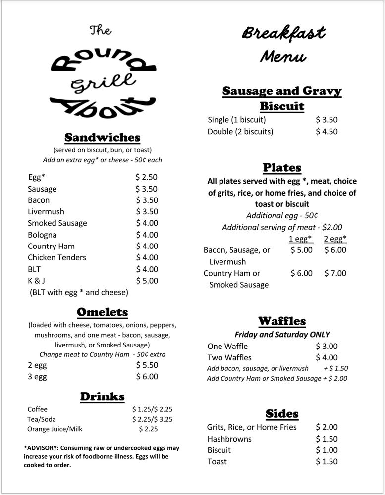 THE ROUNDABOUT GRILL - Updated December 2025 - 5520 Sherrill's Ford Rd ...