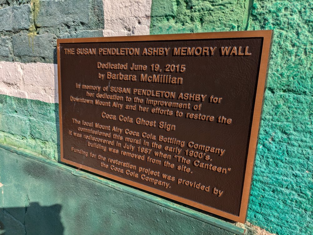 SUSAN PENDLETON ASHBY MEMORY WALL - Updated April 2025 - 185 N Main St, Mount Airy, North ...