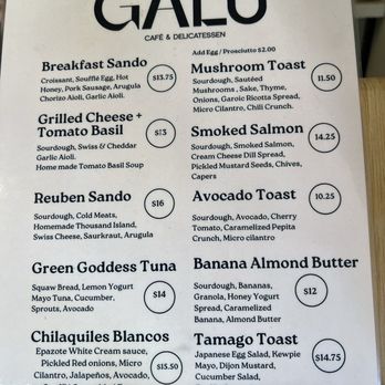 GALU CAFÉ AND DELICATESSEN - Updated July 2025 - 404 Photos & 169 ...