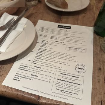 SAN MARZANO PASTA FRESCA - 1570 Photos & 1591 Reviews - 117 Second Ave ...