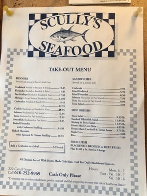 SCULLY’S SEAFOOD - Updated October 2025 - 14 Reviews - 222 Cattell St ...