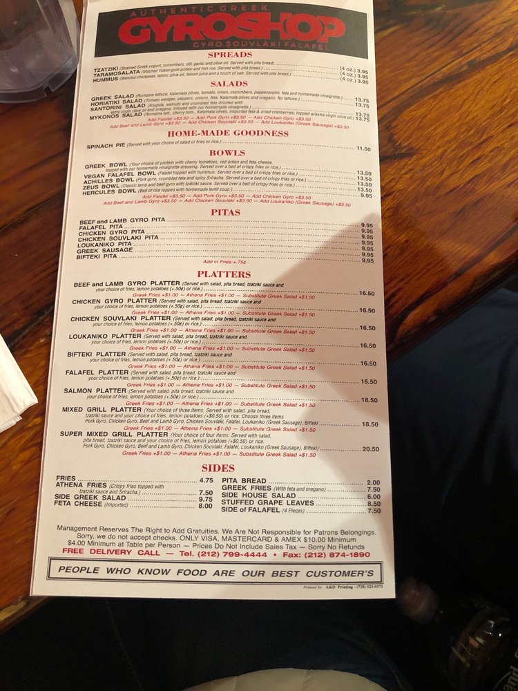 GYRO SHOP - Updated August 2025 - 70 W 71st St, New York, New York ...