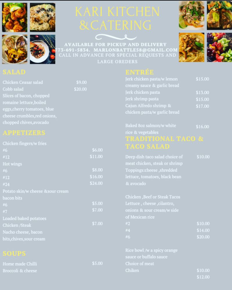 KARI KITCHEN & CATERING - Updated June 2025 - Request a Quote - 18 ...