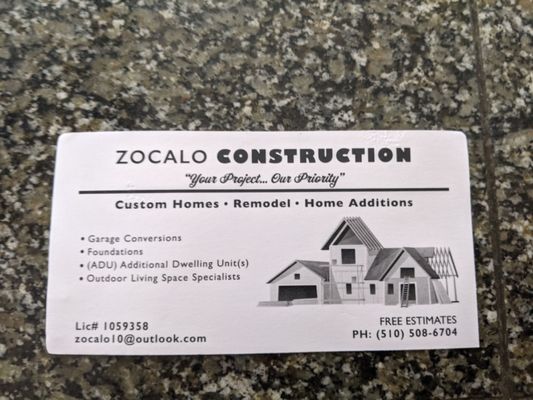 ZOCALO CONSTRUCTION - Updated July 2025 - Tulare, California - General ...