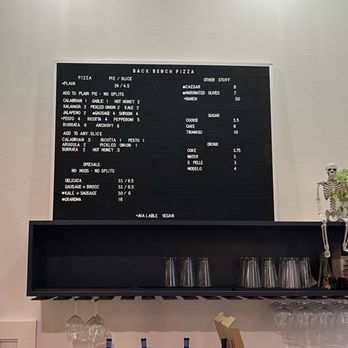 BACK BENCH PIZZA - Updated July 2025 - 50 Photos & 76 Reviews - 563 E ...