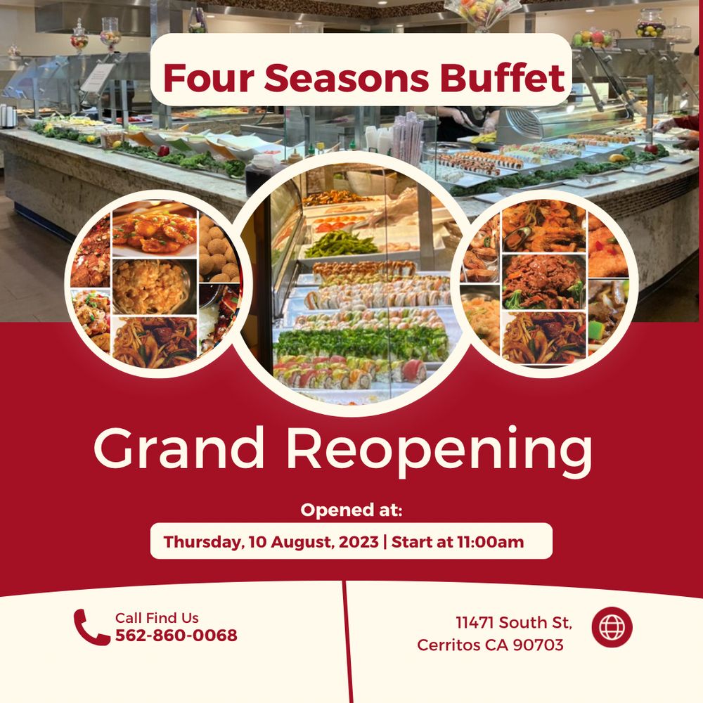FOUR SEASONS BUFFET - Updated October 2024 - 894 Photos & 656 Reviews ...