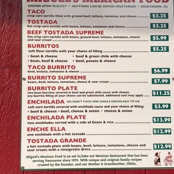MIGUEL’S MEXICAN FOOD - Updated June 2025 - 23 Reviews - 5408 NE St ...