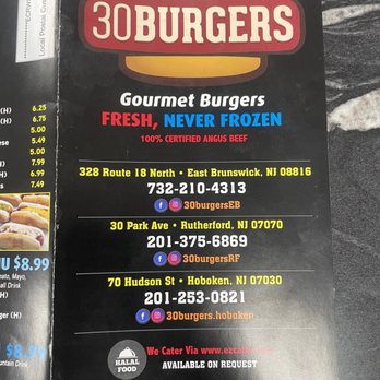 30 BURGERS - Updated May 2025 - 210 Photos & 150 Reviews - 328 Route 18 ...