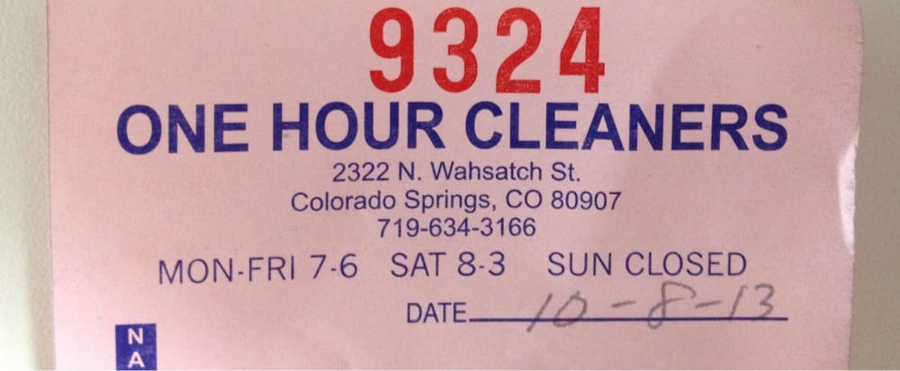 ONE HOUR CLEANERS - Updated January 2026 - 14 Reviews - 2322 N Wahsatch ...