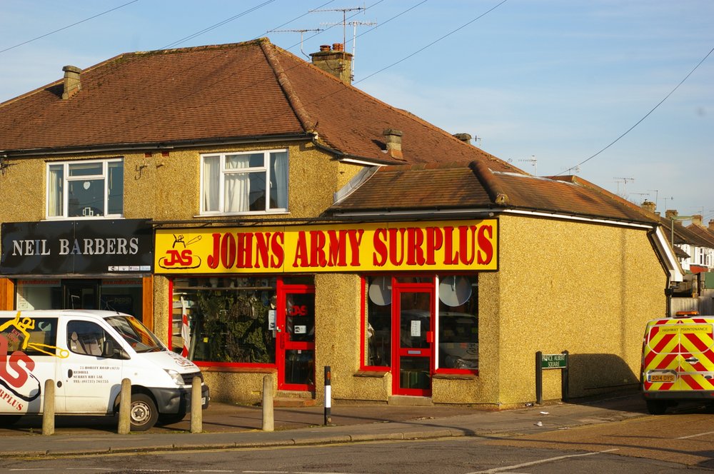JOHNS ARMY SURPLUS - Updated September 2025 - 75 Horley Road, Redhill ...