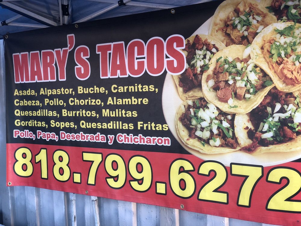 TACOS MARY - 8298 Case Ave, Los Angeles, California - Food Trucks ...