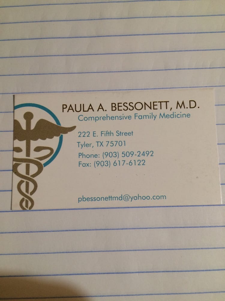 PAULA BESSONETT , MD - Updated May 2026 - 222 E 5th St, Tyler, Texas ...