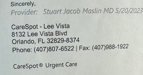 CARESPOT URGENT CARE OF LEE VISTA - Updated October 2025 - 25 Reviews ...