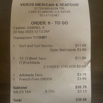 VERO’S MEXICAN & SEAFOOD FOOD - Updated August 2024 - 158 Photos & 260 ...
