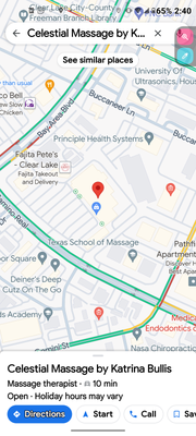 CELESTIAL MASSAGE BY KATRINA BULLIS - Updated December 2025 - 18 Photos - 16921 El Camino Real ...