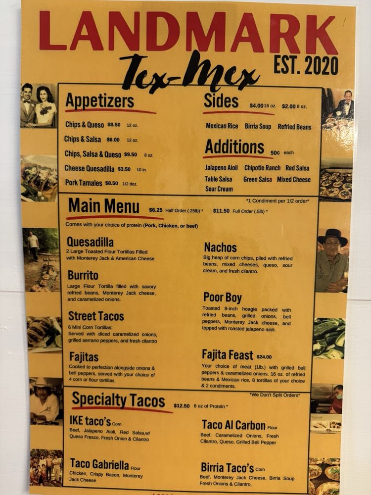 LANDMARK TEX-MEX - Updated September 2025 - 4531 Texoma Pkwy, Denison ...