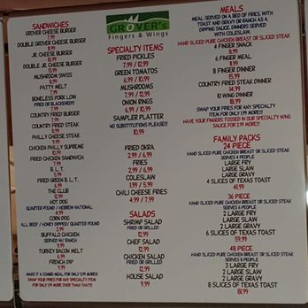 GROVER’S FINGERS & WINGS - Updated June 2025 - 154 Photos & 194 Reviews ...