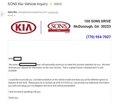 SONS KIA - Updated December 2025 - 39 Photos & 73 Reviews - 100 Sons Dr ...