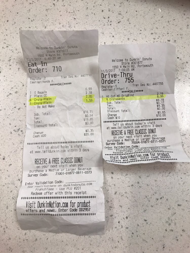 DUNKIN’ - Updated November 2025 - 32 Reviews - 3001 E Main Rd ...