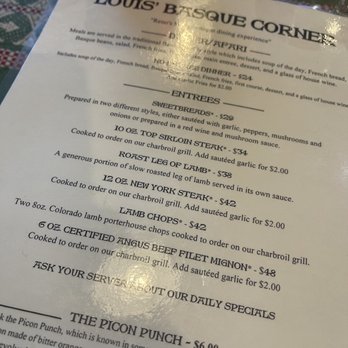 LOUIS’ BASQUE CORNER - Updated July 2024 - 501 Photos & 508 Reviews ...