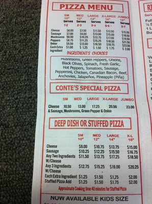 CONTE’S PIZZA - Updated December 2025 - 10 Photos & 45 Reviews - 8512 S ...