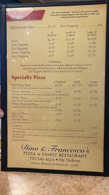 DINO & FRANCESCO’S PIZZA & PASTA HOUSE II - Updated January 2026 - 16 ...