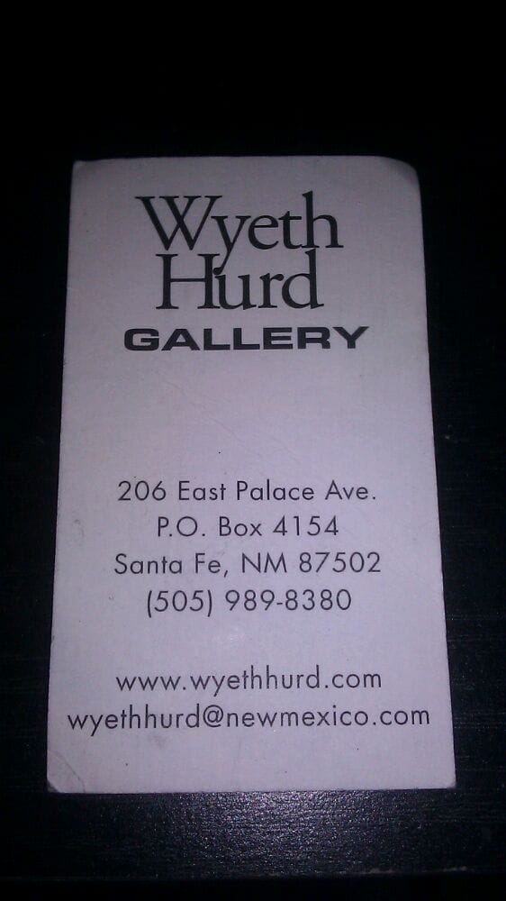 WYETH HURD GALLERY - Updated October 2024 - 206 E Palace Ave, Santa Fe ...
