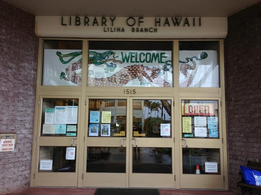 HAWAII STATE PUBLIC LIBRARY SYSTEM - LILIHA LIBRARY - Updated September ...
