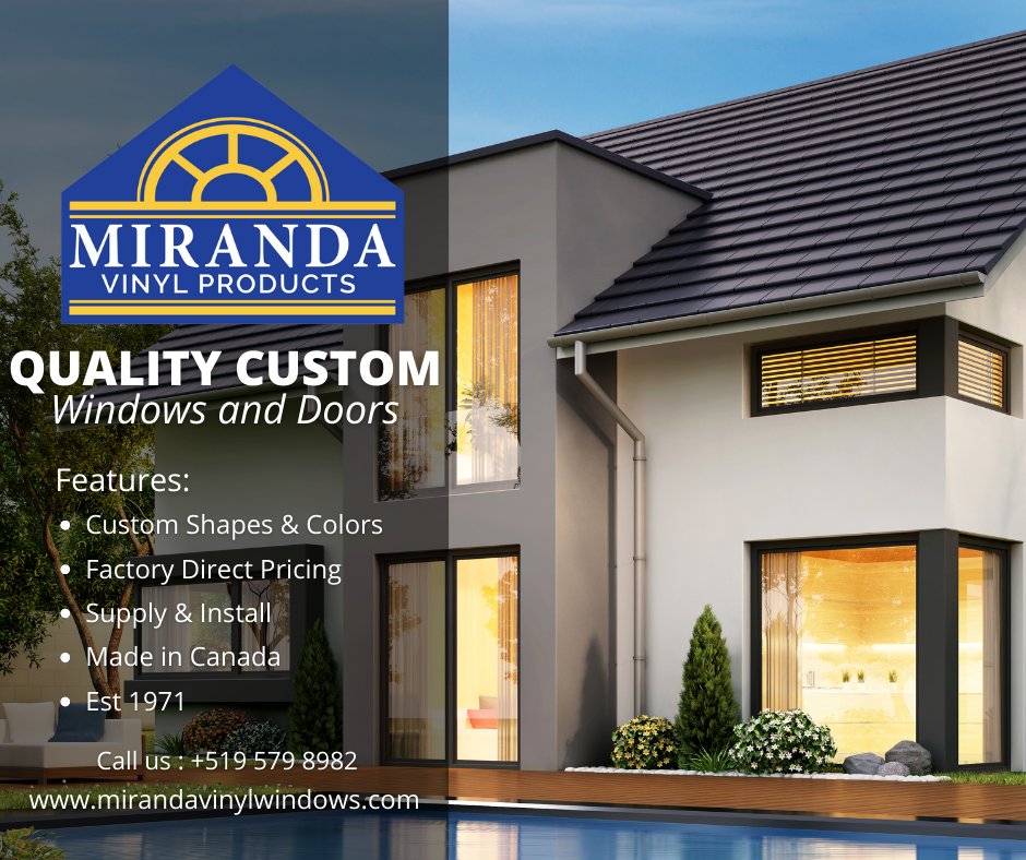 MIRANDA VINYL WINDOWS - Updated June 2024 - 1139 Indusrial Road ...
