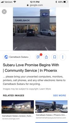 CAMELBACK SUBARU - Updated June 2026 - 49 Photos & 342 Reviews - 1521 E ...