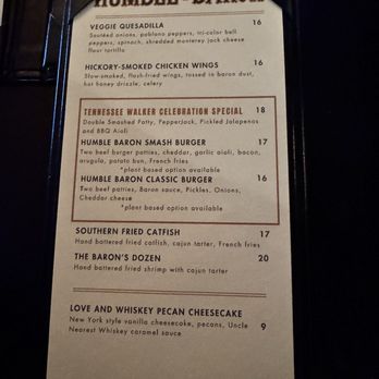 HUMBLE BARON - Updated October 2025 - 231 Photos & 123 Reviews - 3125 ...