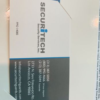 SECURITECH - Updated December 2025 - 13 Reviews - 2733 N San Fernando Rd, Los Angeles ...