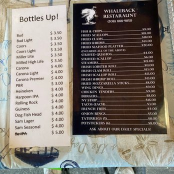 WHALEBACK RESTAURANT - Updated July 2024 - 95 Photos & 112 Reviews ...