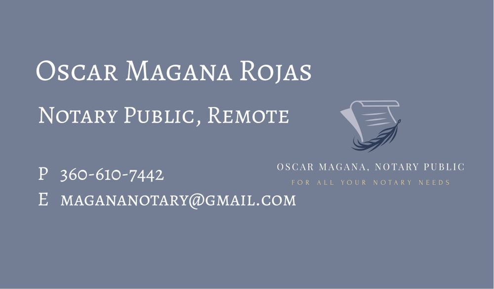 OSCAR MAGANA, PUBLIC NOTARY - Updated August 2025 - Request a Quote ...