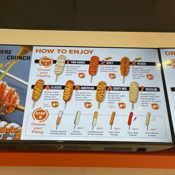 TWO HANDS KOREAN CORN DOGS - Updated December 2025 - 227 Photos & 110 ...