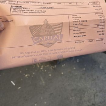 CAPITAL AUTO SALVAGE AND SALES - Updated November 2025 - 24 Reviews ...