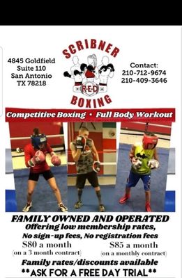 SCRIBNER BOXING - Updated October 2025 - 5814 La Colonia, San Antonio, Texas - Boxing - Phone ...