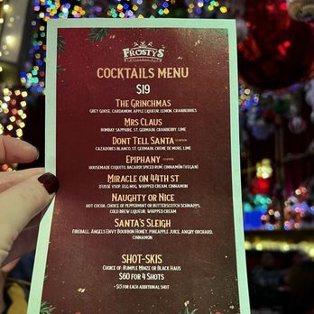 FROSTY’S CHRISTMAS BAR - Updated December 2024 - 321 Photos & 99 ...