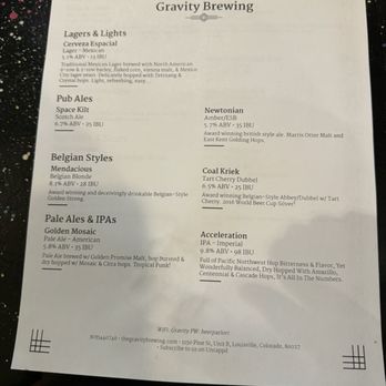 GRAVITY BREWING - Updated January 2026 - 71 Photos & 121 Reviews - 1150 ...