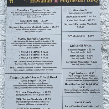NI ARMOR’S HAWAIIAN AND POLYNESIAN BBQ - Updated October 2024 - 37 ...