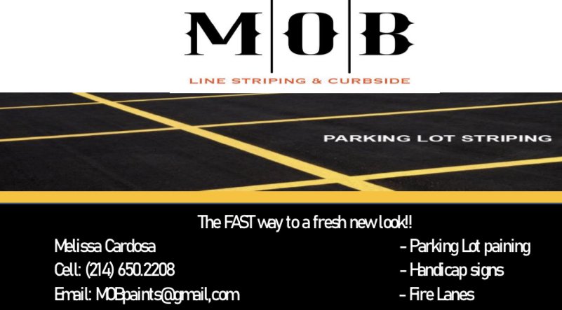 MOB LINE STRIPING AND CURBSIDE - Request Consultation - Mesquite, Texas ...