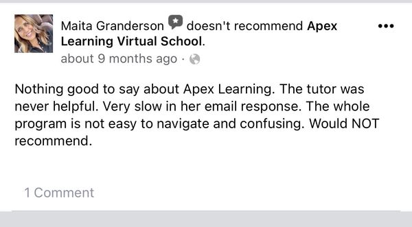 APEX LEARNING VIRTUAL SCHOOL - Updated December 2025 - 94 Reviews ...